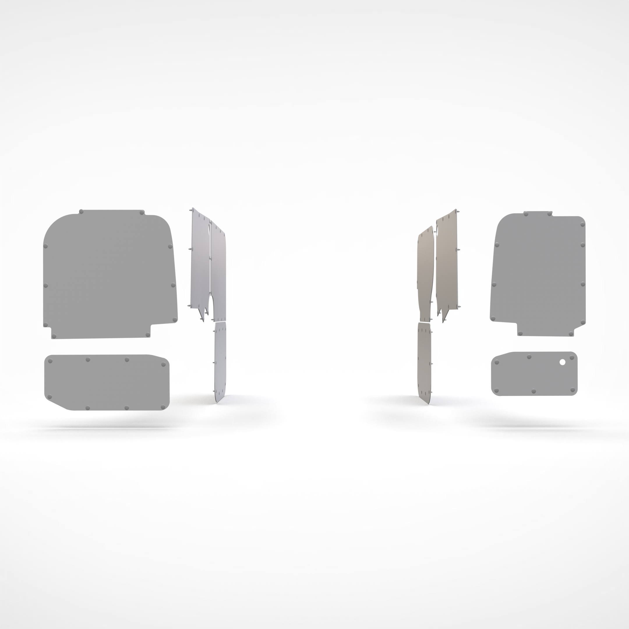 Polypropylene lining Dacia Dokker 2014-2025 Van with 1 side door ...