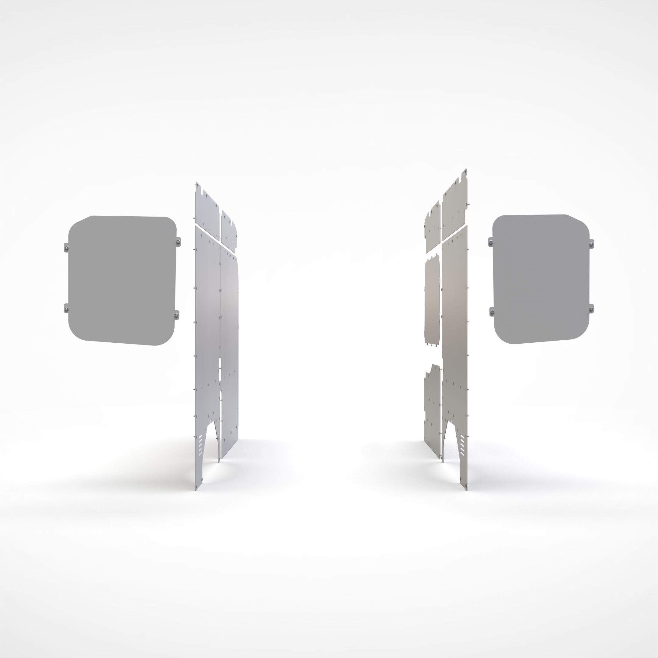 Polypropylen-Verkleidung Ford Transit 2014-2026 L2H3 mit 1 seitentür ...